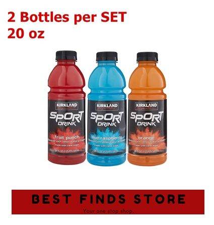 Kirkland Signature Sports Drink 20oz - Set of 2 | Fruit Punch, Blue Raspberry , Orange | Lazada PH