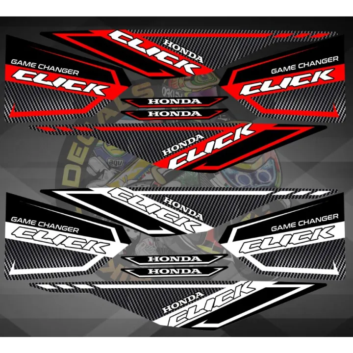 sticker decals motorcycle HONDA CLICK V1 STOCK DECALS BIKCOL DECALS ...