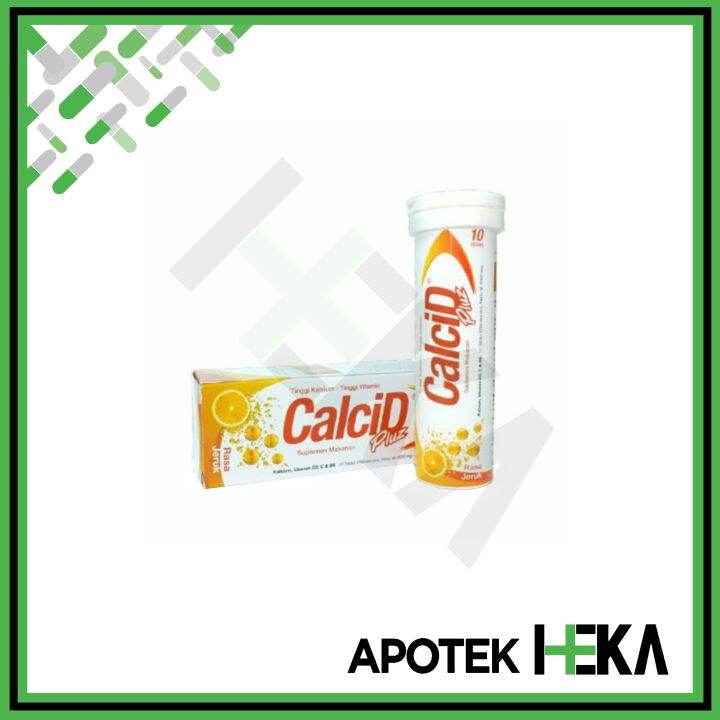Calcid Plus Effervescent - Vitamin C 1000 isi 10 Tablet | Lazada Indonesia