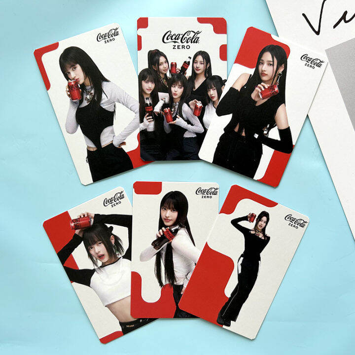 NewJeans Zero PhotoCards New Jeans X Coke Photo Cards DANIELLE HANNI HAERIN MINJI HYEIN Photo ...