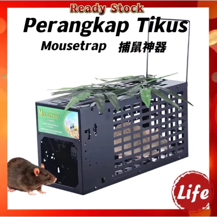 🔥COD🔥Reusable Smart Mouse Trap Rat Trap Rat Live Trap Perangkap Tikus ...