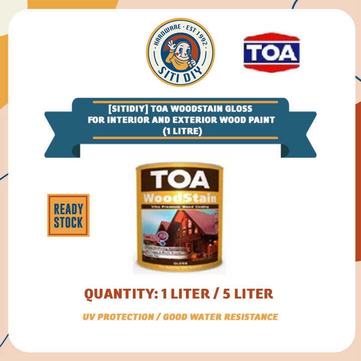 1LT TOA Woodstain Gloss for Interior and Exterior Wood Paint Wood ...