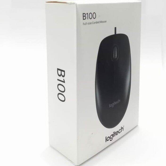 Mouse LOGITECH B100 USB RESMI Logitech Mouse logitech b100 ori garansi ...