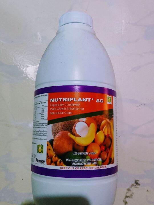 NUTRIPLANT AG FOLIAR FERTILIZER (LITER) BY AMWAY | Lazada PH