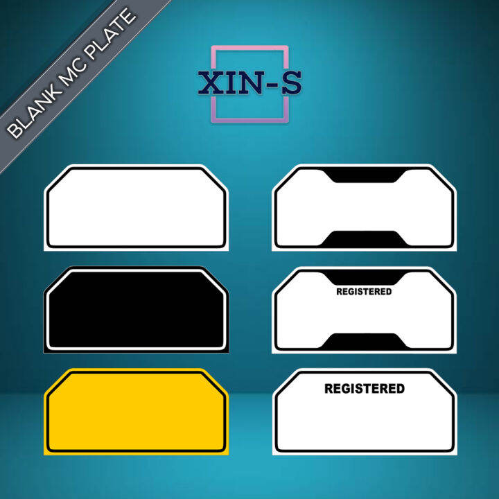 Blank Temporary Metal Plate FOR MOTOR | Lazada PH