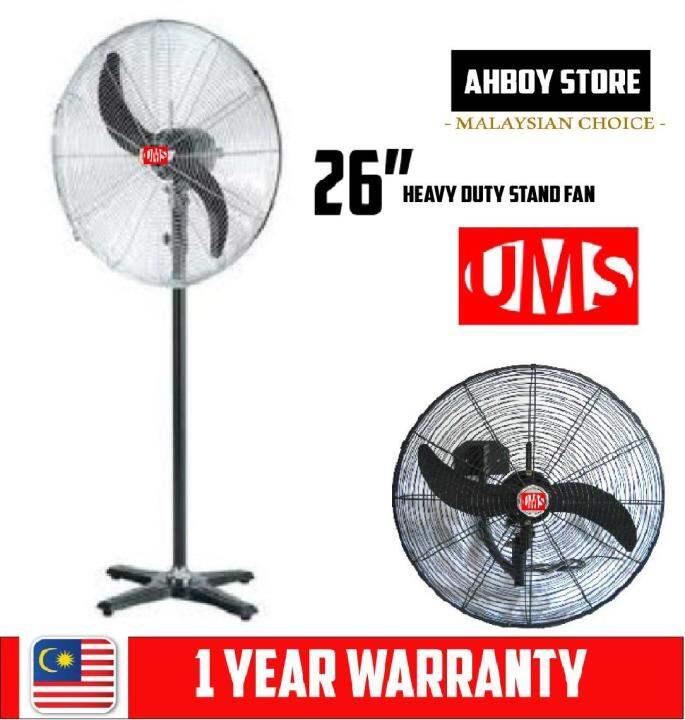 UMS 26 inch Heavy Duty Industrial Stand Fan - 1 Years Motor Warranty ...