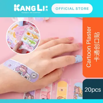 Cartoon Band Aid On Finger
