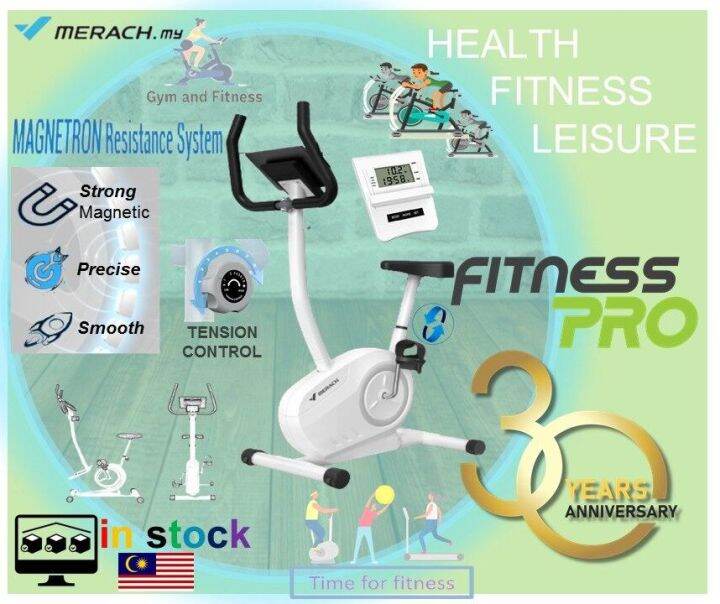 MERACH MR-632 Fitness Aerobic Exercise Magnetic Upright / Ergo / Spinning Cycle Bike ...