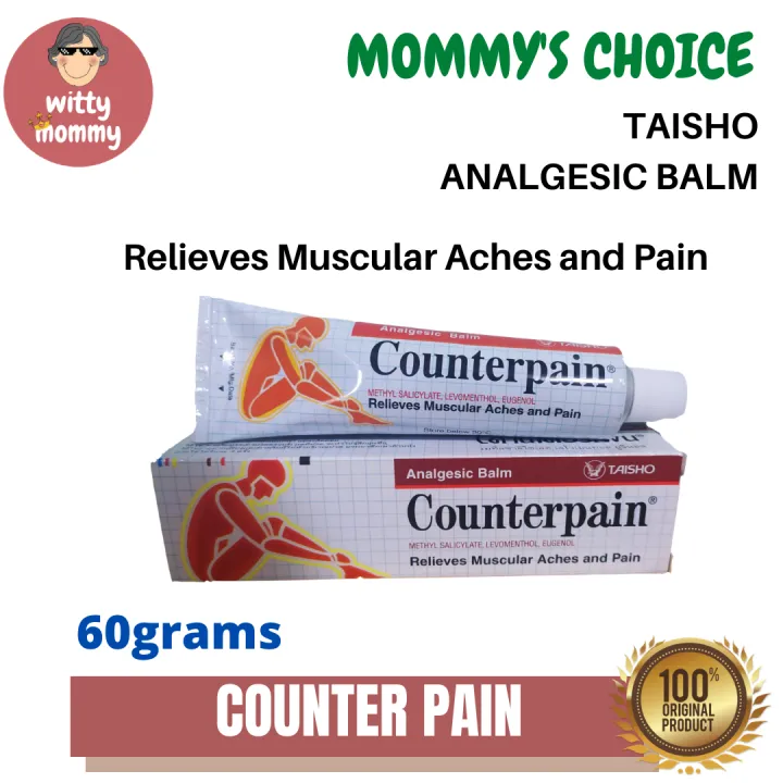 COUNTERPAIN ANALGESIC BALM (MUSCLE PAIN RELIEF) 6OGRAMS | Lazada PH