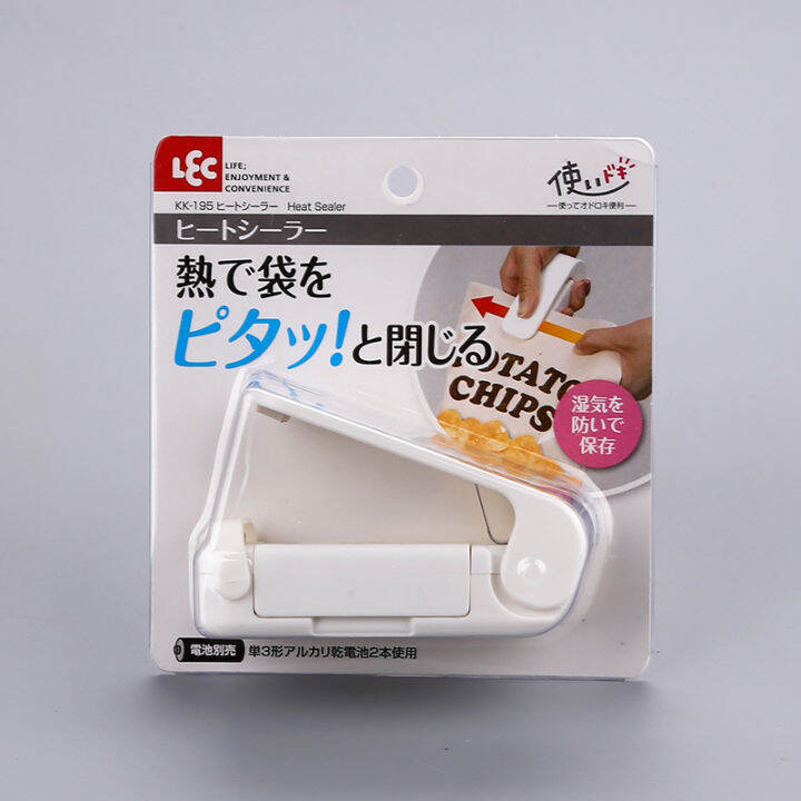 Japan LEC sealer portable mini snack plastic bag sealer plastic sealer ...