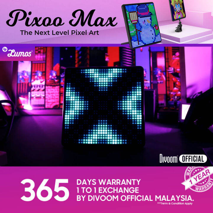【READY STOCK】Divoom Pixoo Max Multi-Purpose DIY Pixel Art LED Display | Lazada