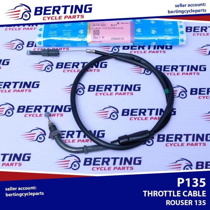 THROTTLE CABLE (ACCELERATOR) Rouser 135 Genuine JD161200 | Lazada PH