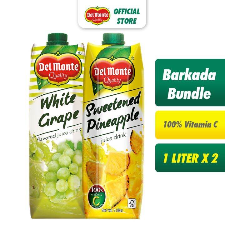 DEL MONTE Barkada Bundle x 2 Items (Sweetened Pineapple Juice Drink ...