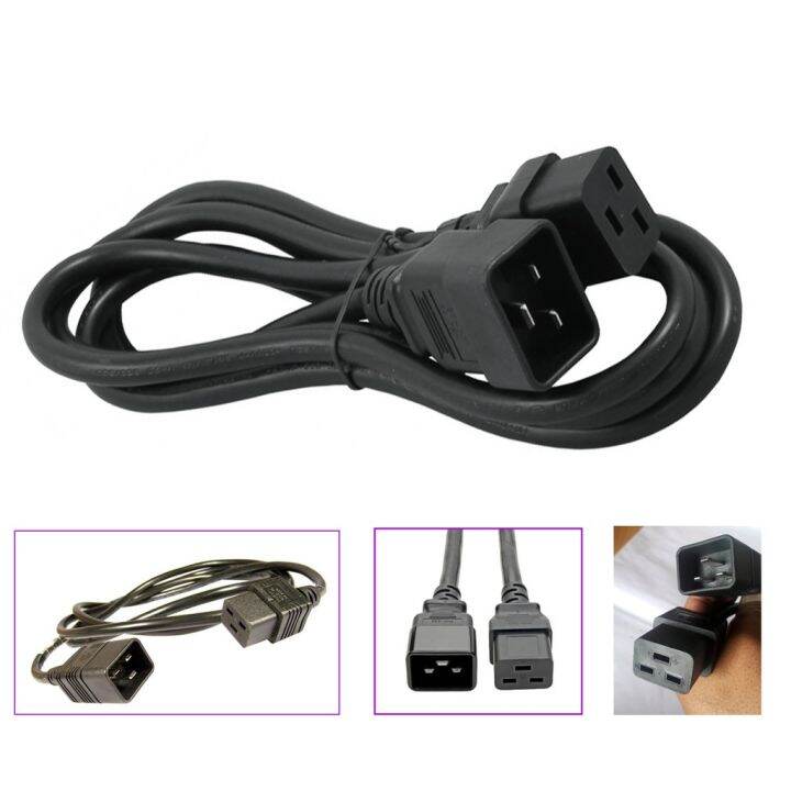 Original DELL Cisco Jumper C19 C20 16a 250v AC Server PDU Power Distribution Connect Cord Male ...