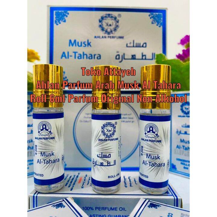 Ahlan Parfum Arab Musk Al Tahara Roll 6ml Parfum Original Non Alkohol ...