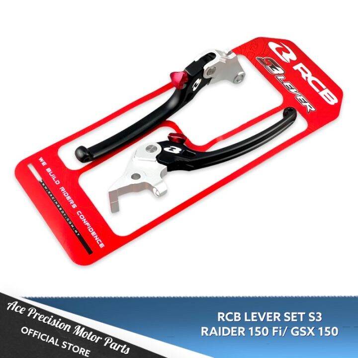 RCB LEVER SET S3 SERIES RAIDER 150 Fi -BYBRE (EXCEPT 2022 MFX SERIES ...