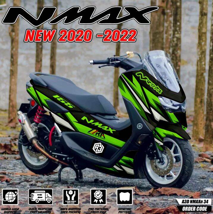 Decal Sticker Nmax New 2020 - 2022 Fullbody GRADASI POLOS Decal Sticker ...