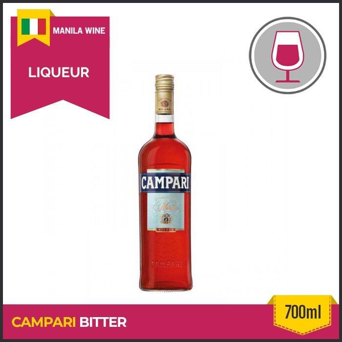 Campari Bitter 700ml | Italian Liqueur | Lazada PH