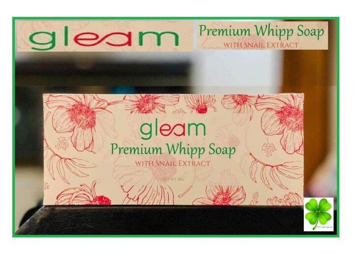 Gleam Premium Whipp Soap with Snail Extract 20 Round Bar ORIGINAL ...