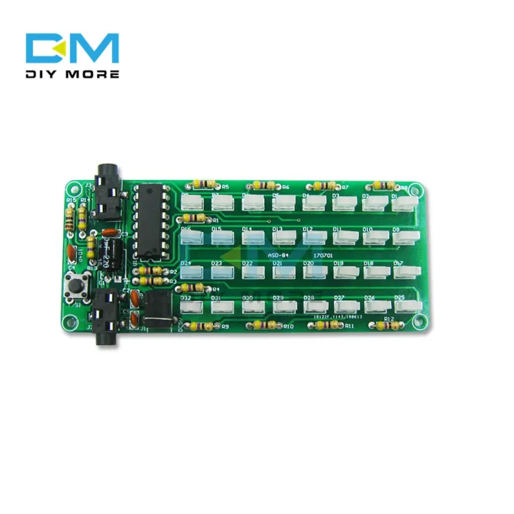 ASD-84 Level Indicator Electronic DIY Kit SMD Solde Practice Board 8X4 ...