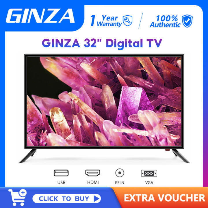 GINZA TV 32 Inch TV 40 Inch TV Digital LED TV With USB Ports | Lazada PH