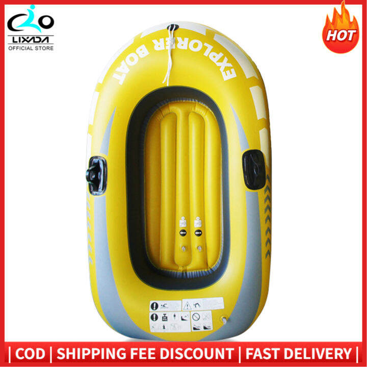 Inflatable Boat Fishing Boat for 1 Adult & 1 Child Summer Fun Boat ...