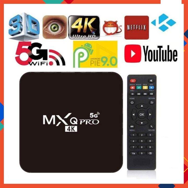 New Version TV Box MXQ PRO 5G 4K Android Ultra HD TV Box 6 64G Smart TV Box Media Player | Lazada PH