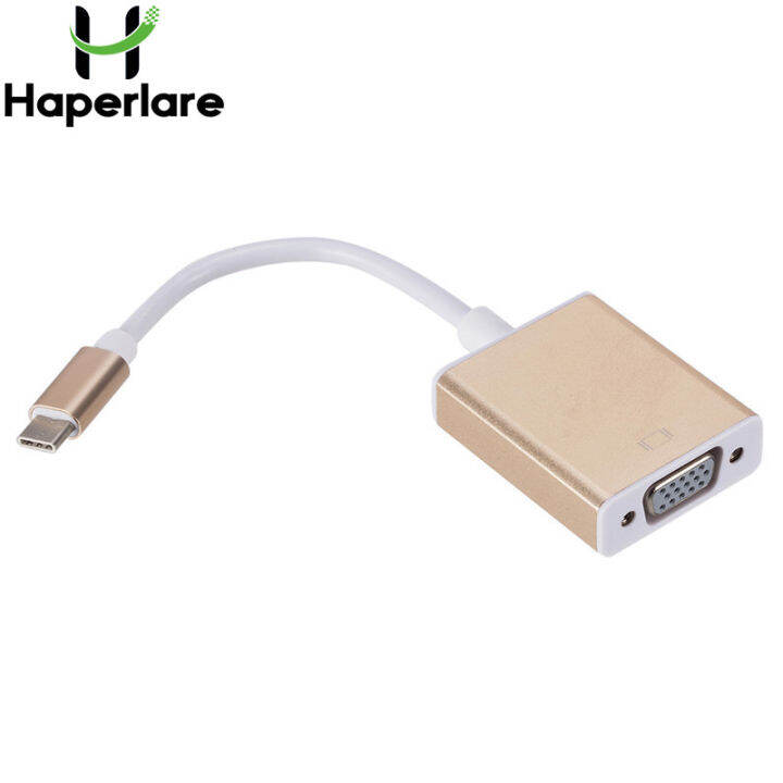 Usb 3.1 Type C To Vga Monitor Projector Cable Adapter For Macbook ...