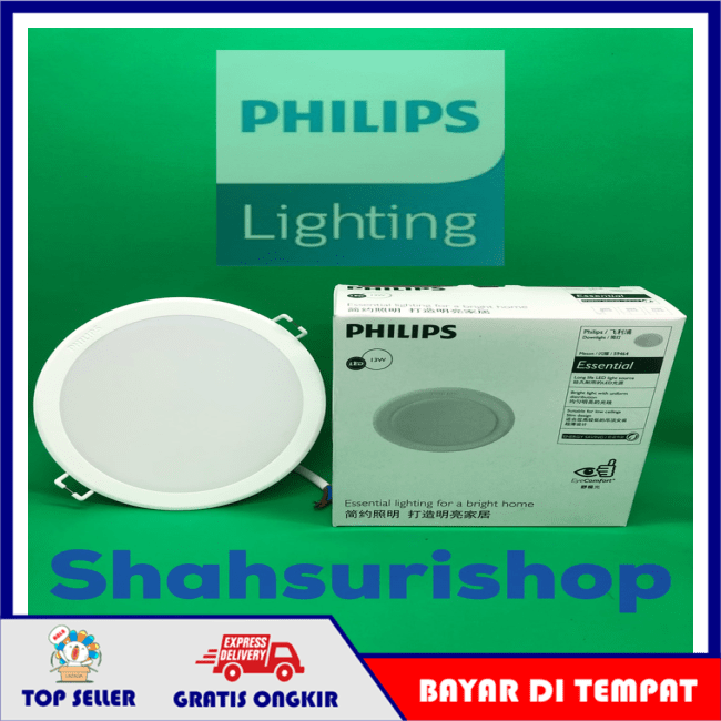 PHILIPS LED PANEL DOWNLIGHT MESON 13W 13 W WATT 59464 4 INCH | Lazada Indonesia