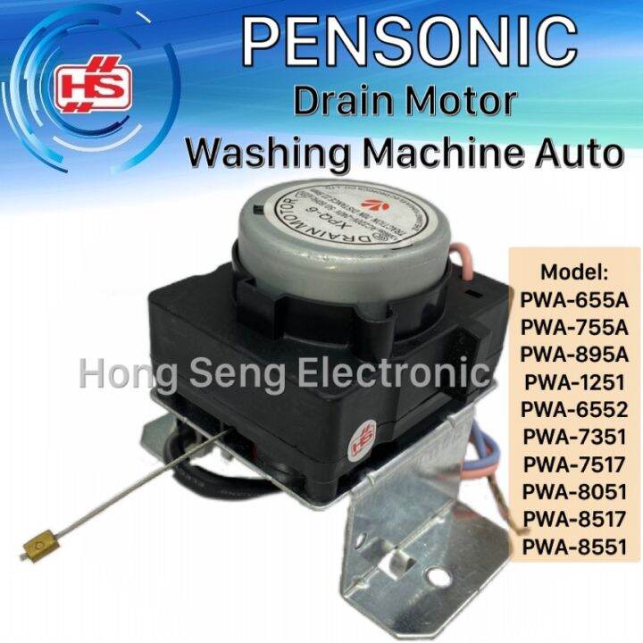 PENSONIC PWA-655A PWA-755A PWA-895A PWA-1251 PWA-6552 PWA-7351 Washing ...