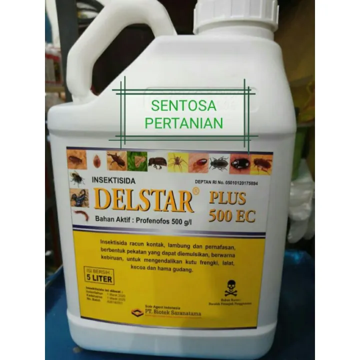 insektisida racun kontak profenofos DELSTAR 500EC 5 Liter dari JIRONA ...