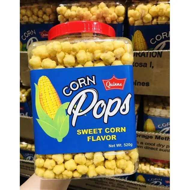 Quinns Corn Pops Sweet Corn Flavor 520g | Lazada PH