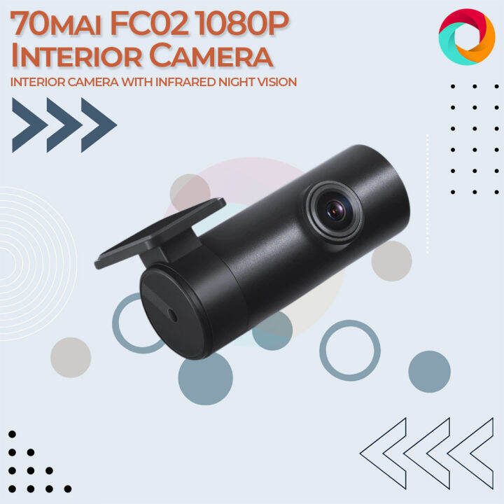 70mai FC02 Interior Cam only for 70mai Pro Plus +, A800S, 70mai A400 for A500S, A400, A800S ...