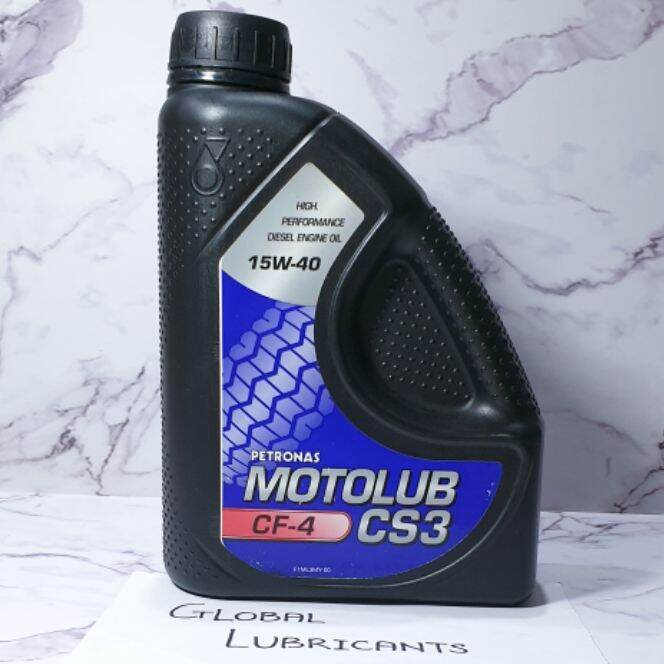 Petronas Motolub CS3 15W-40 1 Liter Made in Malaysia (Oli Mesin Diesel ...