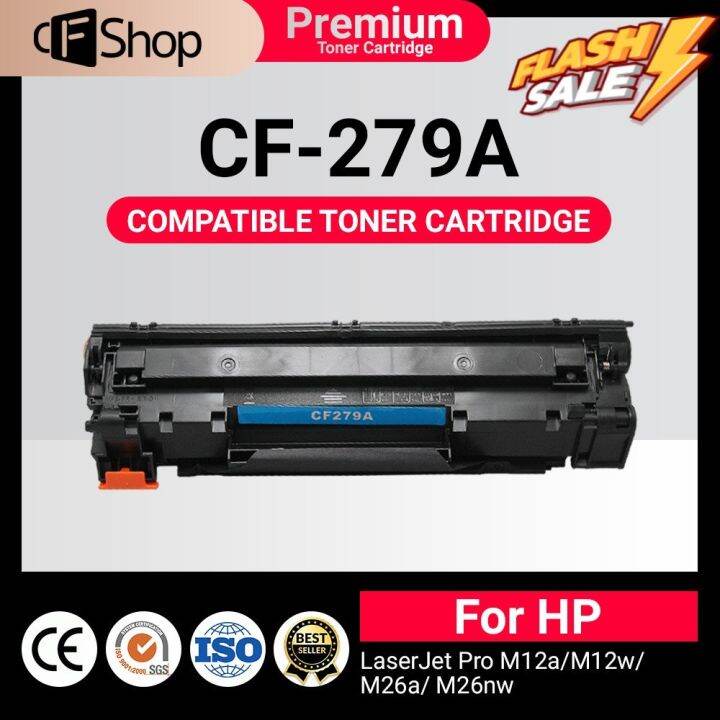 CFSUPPY หมึกเทียบเท่า HP CF279A 79A Printer HP LaserJet Pro M12a /M12w ...