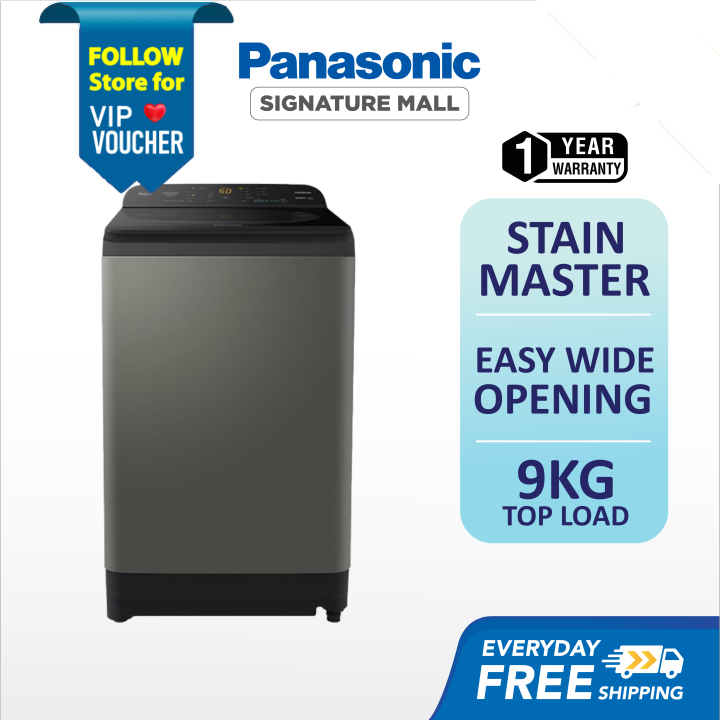 PANASONIC NA-F90A9 (9KG) TOP LOAD WASHING MACHINE FOR STAIN CARE NA ...