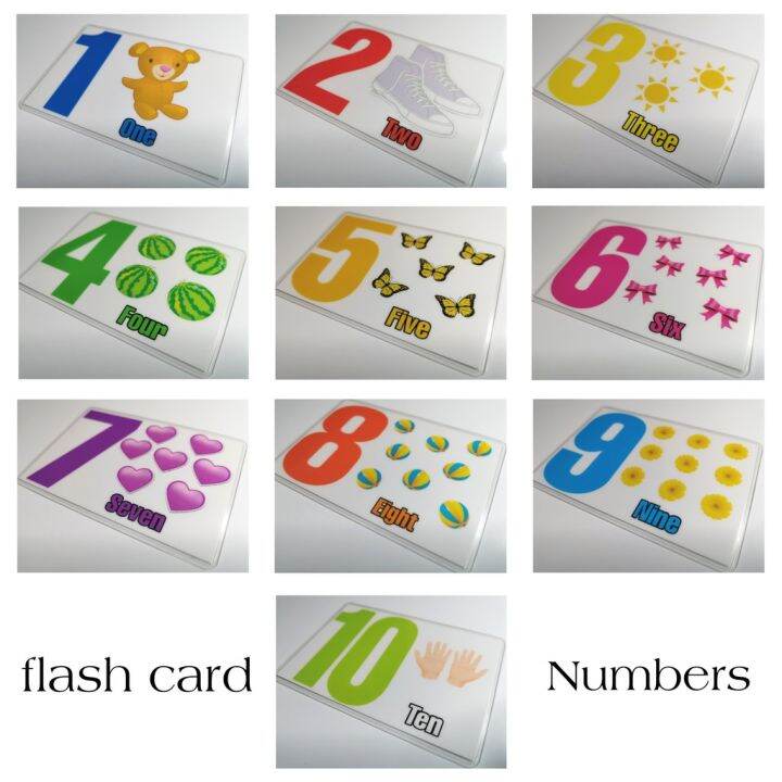 Numbers 1 to 10 Flash Card Laminatedo50 | Lazada PH
