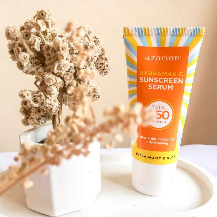 AZARINE HYDRAMAX - C SUNSCREEN SERUM SPF 50 PA++++ 40ML READY | Lazada ...