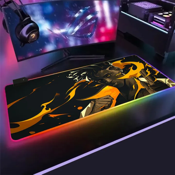 Valorant Gaming Mouse Pad RGB Large Office Mousepad XXL 900X400 ...
