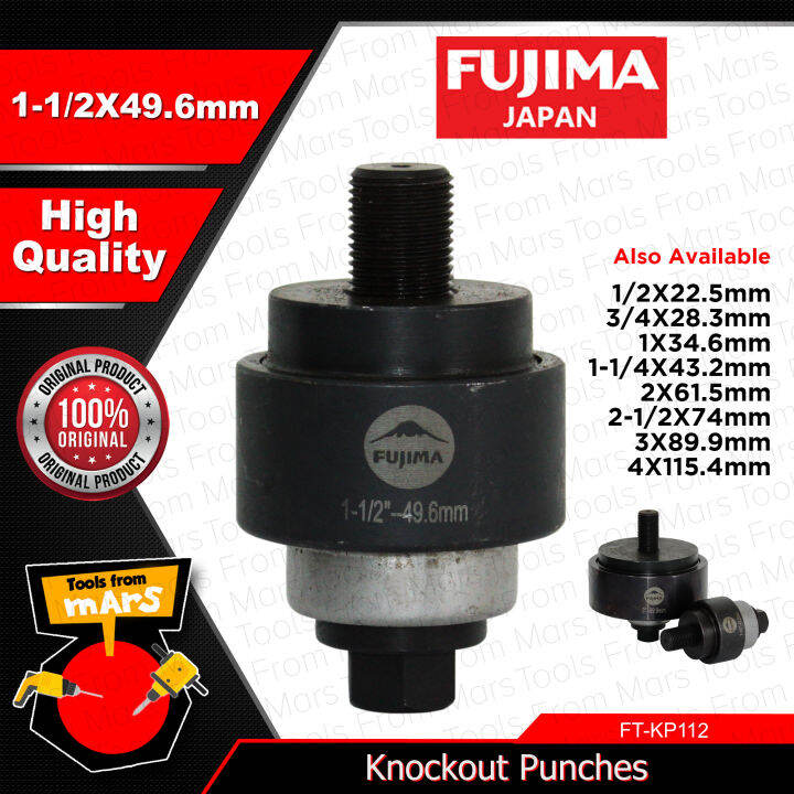FUJIMA JAPAN Knockout Die Punch Punches 1-1/2 x 49.6mm FT-KP112 •TOOLS FROM MARS• | Lazada PH