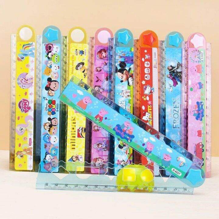 Folding Ruler 30cm Pembaris Lipat Cartoon Folding Ruler Foldable Ruler ...