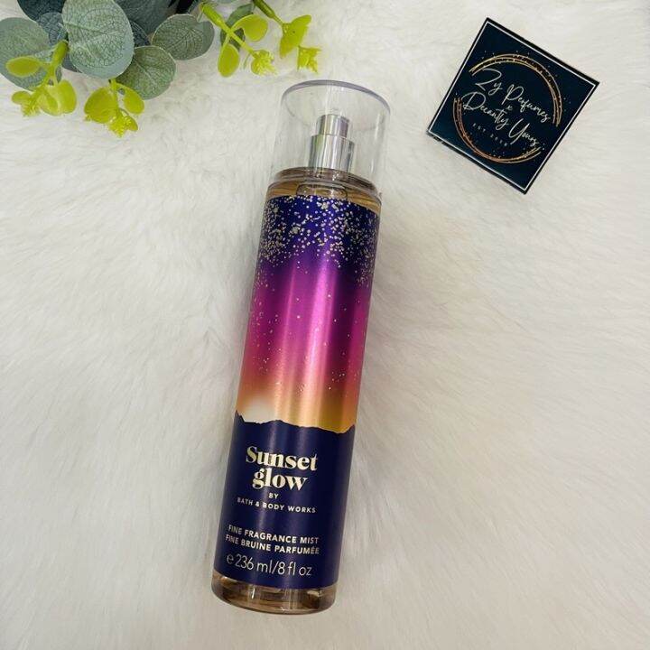Bath & Body Works Sunset Glow Fine Fragrance Mist | 8 fl.oz./236ml ...