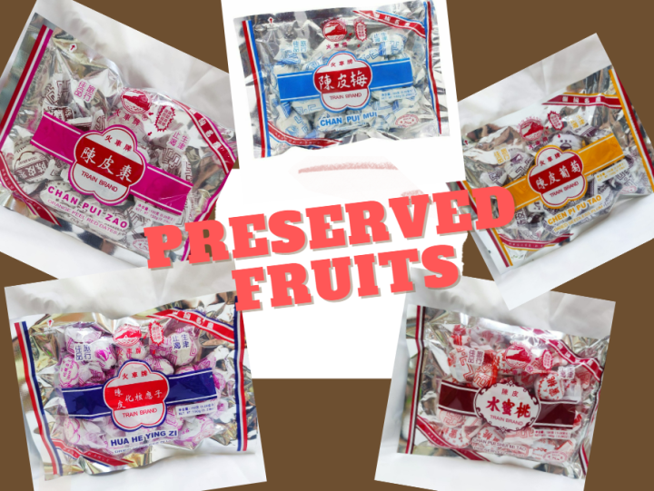 Train Brand Chan Pui Zao/ Chan Pui Shui Mi Tao/ Hua He Ying Zi/ Chen Pi ...