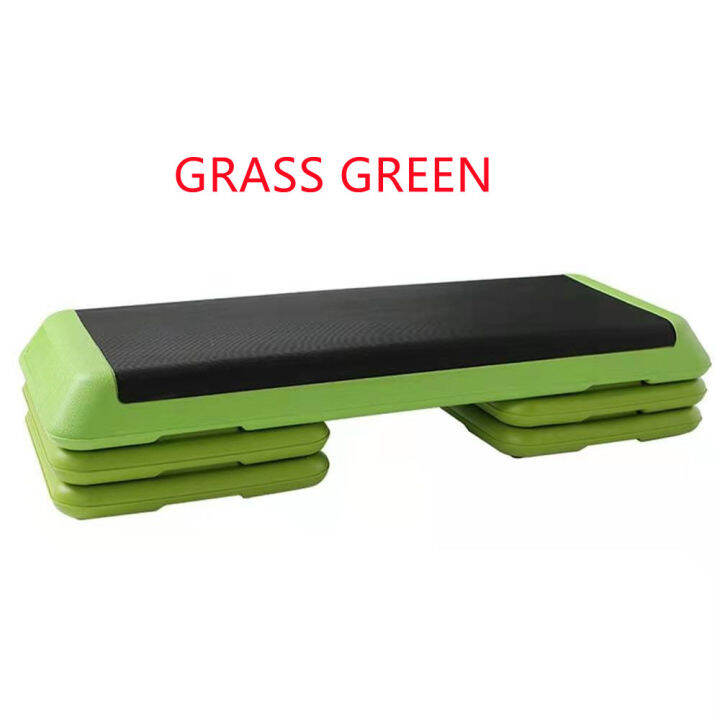 Adjustable Aerobic Stepper 110cm Platform Stepboard with 4 Risers ...