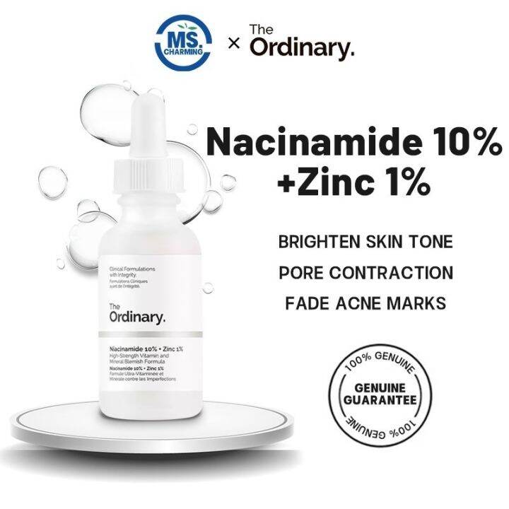 ♤The Ordinary Niacinamide 10 + Zinc 1 30g face serum skin care facial ...