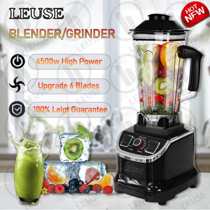 LEUSE Blender Heavy Duty Juicer Food Ice Crusher Soy Milk Shake Machine ...