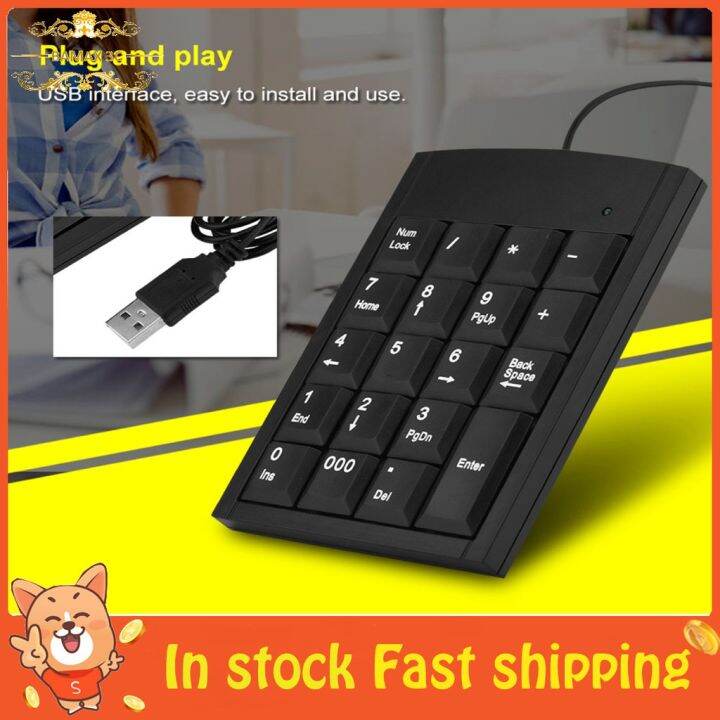 【new】 [ready Stock] Portable Mini Usb Numeric Keypad Number Keyboard
