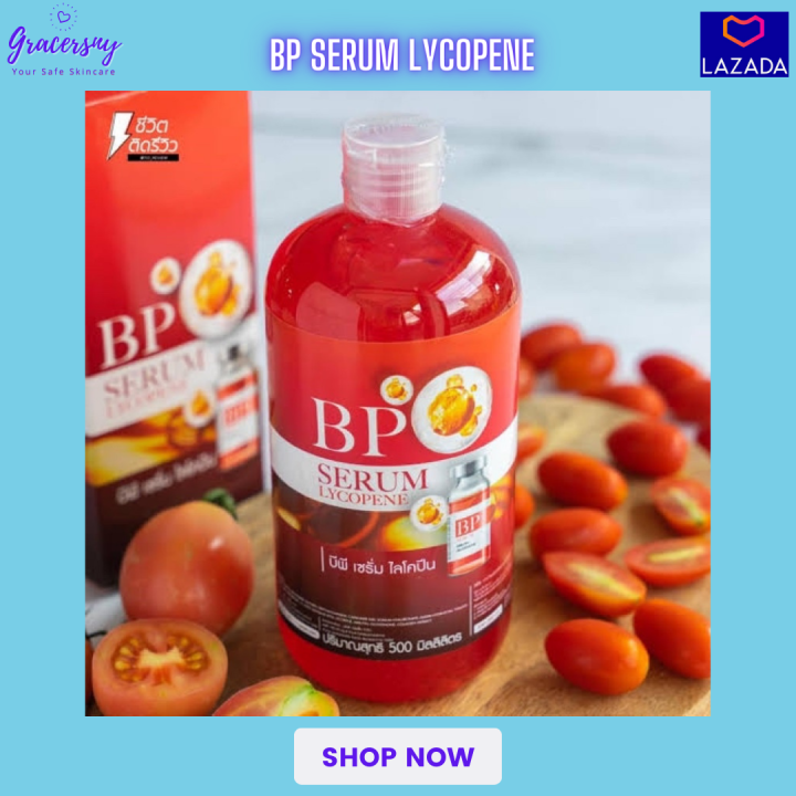BP SERUM LYCOPENE 500ml ORIGINAL WHITENING BODY SERUM 2.1 VERSI TERBARU ...