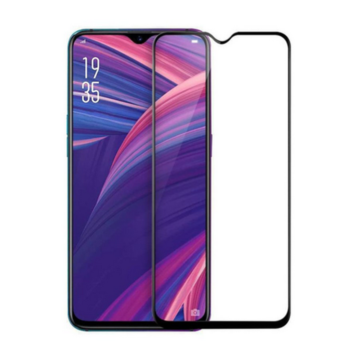 Oppo F9 Full Screen Tempered Glass With Black Lining | Lazada PH