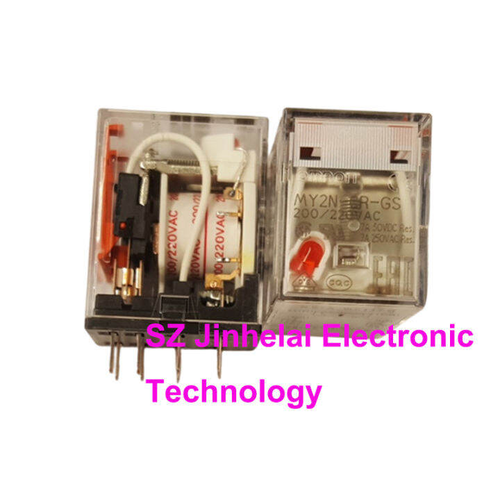 1pcs New and Original OMRON Small Size Intermediate Relay MY2N-CR-GS ...